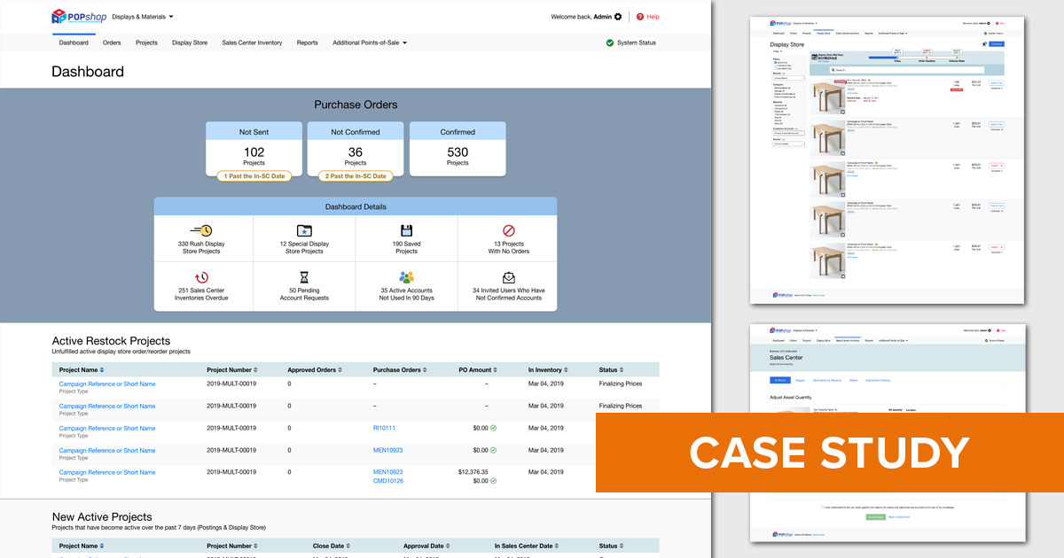 Case Study - Custom CPG Display Ordering Software | Our Work | Insite